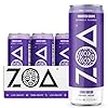 ZOA Zero Sugar Energy Drinks, Frosted Grape - Sugar Free with ...