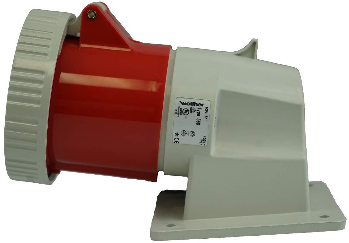 Amazon.com: Walther Electric Pin and Sleeve 568, Watertight Receptacle ...