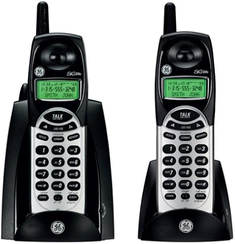 Amazon.com : GE Cordless 2.4Ghz 27831FE2 Phone with Dual Handsets and ...
