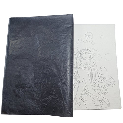 MyArtscape Graphite Transfer Paper, 18" x 24" - 10 Sheets - Black Waxed ...