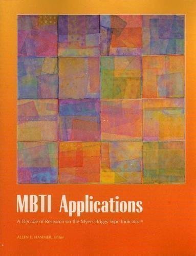 MBTI applications: A decade of research on the Myers-Briggs Type ...