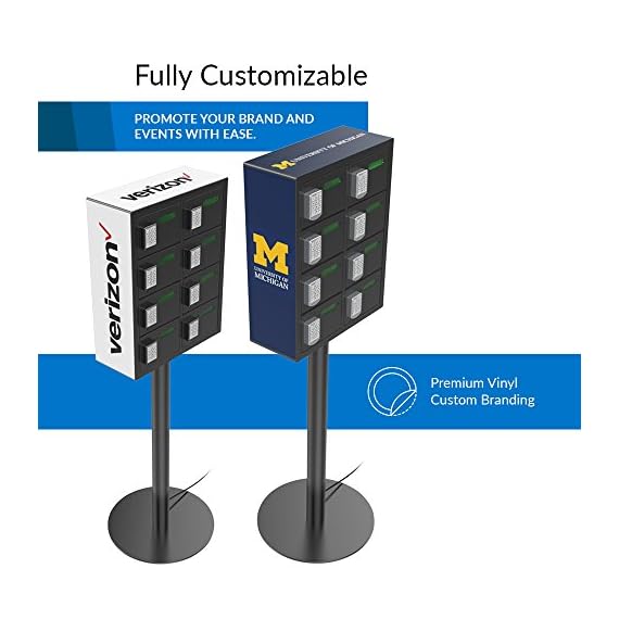 ChargeTech Secure Cell Phone Charging Station Locker w/8 Digital ...
