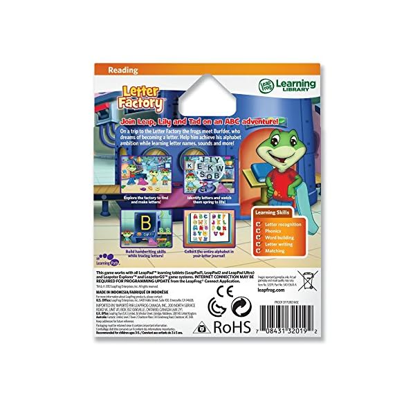 LeapFrog Letter Factory Learning Game (works with LeapPad Tablets and ...