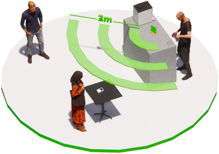 The Social Sign – Social Distancing Sign with Motion Sensor Lights ...