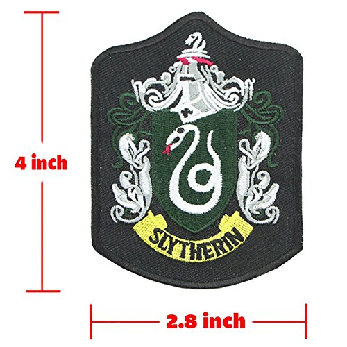 Buy Harry Potter Patches House of Hogwarts Crest Badges Logos Wizard ...