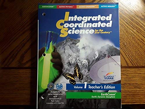 Earth's Dynamic Geosphere Volume 1 Teacher's Edition (Integrated ...