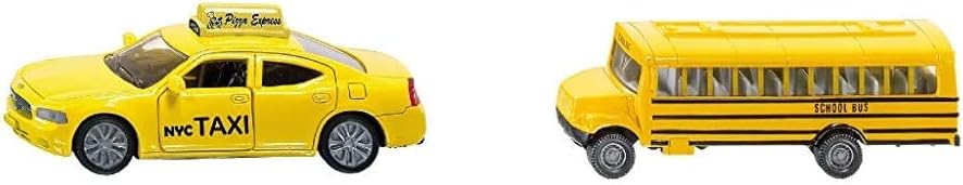 SIKU 1490 - Taxi New-Yorkais, Jouet pour Enfants, Métal/Plastique ...