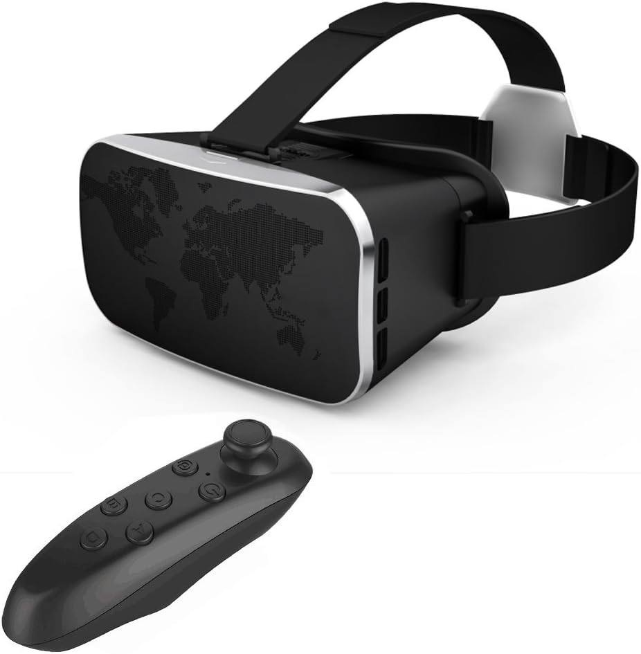 Occhiali / casco VR Virtual Reality, Occhiali Virtuali 3D con Bluetooth ...