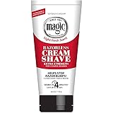 Amazon.com: Magic Razorless Cream Shave Bald Head 6 Ounce Tube (177ml ...