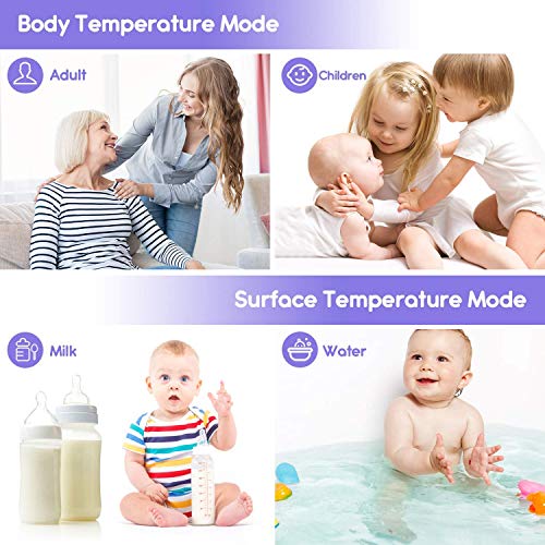 LYZZO Forehead Thermometer, Touchless Digital Infrared Thermometer for ...