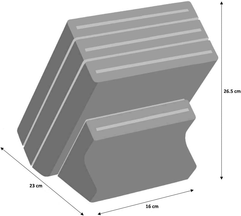 ProCook Gourmet Rectangular Knife Block 12 Piece – BigaMart