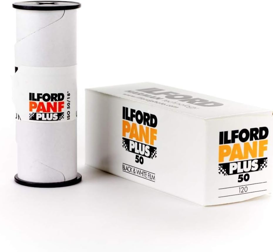 Ilford Pan F Plus 50 ISO Black and White 120 Film: Amazon.co.uk: Camera ...