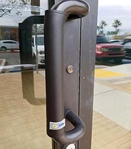 Amazon.com : 3.25" Cylinder Door Handle Cover Mitt (Black) : Office ...