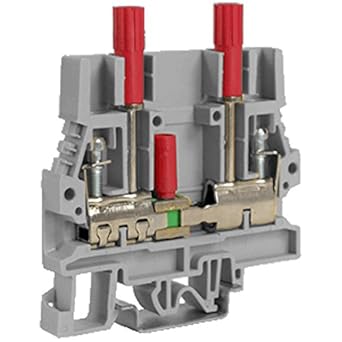 ASI SB210GR Screw Clamp Sliding Link Terminal Block with Shorting ...