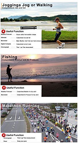 Купить [Lad Weather] Swiss Sensor Running Chronograph Outdoor Digital ...