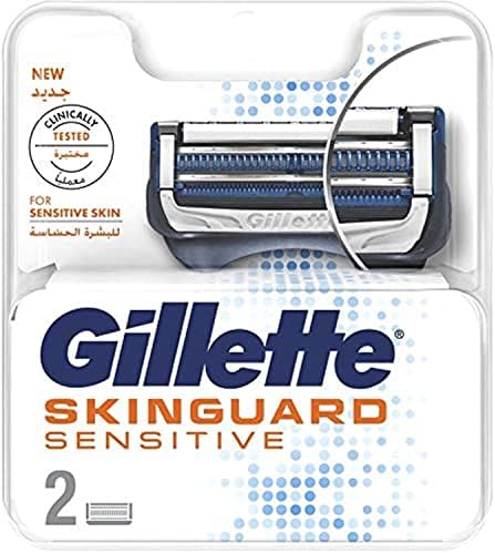 Gillette Skinguard Sensitive Razor Blades - 2 blade price in Saudi ...