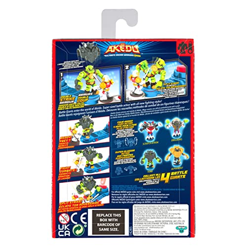 Akedo 14285 Ultimate Arcade Warriors Giants Mini Battling Action ...