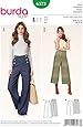 Burda Ladies Easy Sewing Pattern 6573 High Waist Wide Leg Trousers ...