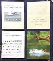 Set of Edward R. Tufte Books: Envisioning Information / The Visual ...
