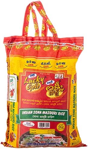 Lucky Gold Indian Sona Masoori Rice, 5 kg, 1040744 price in UAE ...