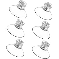 Amazon.com: BlingKingdom 6pcs Suction Cup Glass Suction Pads 41mm Clear ...