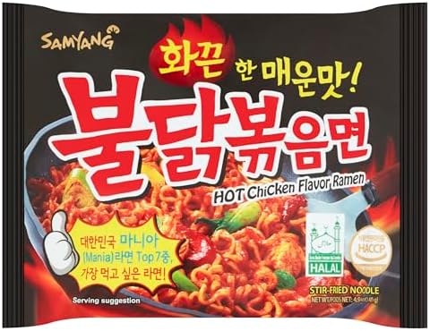Samyang Buldak Hot Chicken Flavor Ramen Spicy Noodles 140 gm 1 piece ...