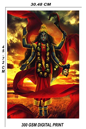 Buy Yellow Alley« Hindu Religious Poster|Maa Kali Poster|Decorative ...