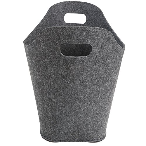 Filztasche Filzkorb Kaminholztasche Kaminholzkorb Korb Filz ...