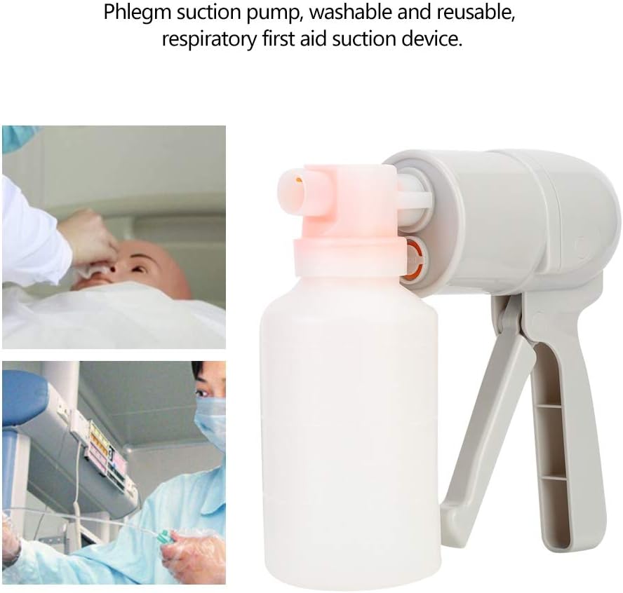 Phlegm Suction Pump, Handheld Suction Pump Suitable for Elderly, Cough ...
