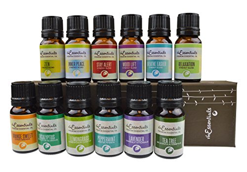 Buy Wild Essentials Top 6 Single Note and Top 6 Synergy Oil Blend, 100% ...