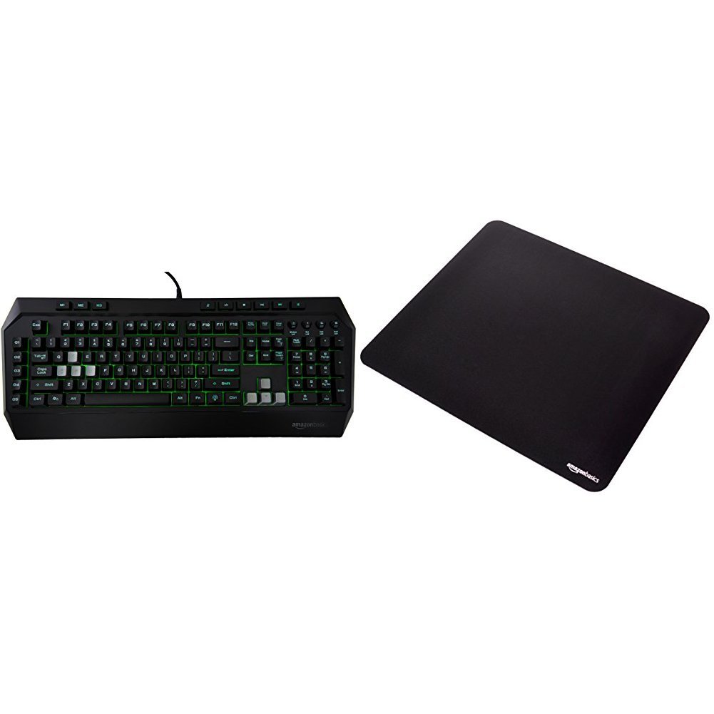 Amazon Basics XXL Gaming Computer Mouse Pad - Black