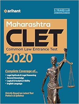 MH-CET LAW for 3 Years Course 2020 Maharashtra CLET 2020 for 3 Years ...