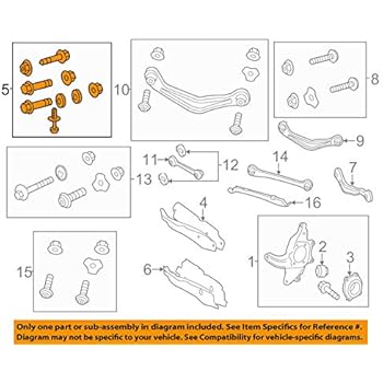 Amazon.com: MERCEDES-BENZ 0003331071 GENUINE OEM UPPER CNTRL ARM REPAIR ...