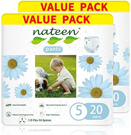 Nateen Premium Baby Pants Diapers,Size 5 (12-17kg),X-Large Baby Pull ...