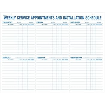 Amazon.com : Route Sheets/Appointments - Form #9927 : Office Products