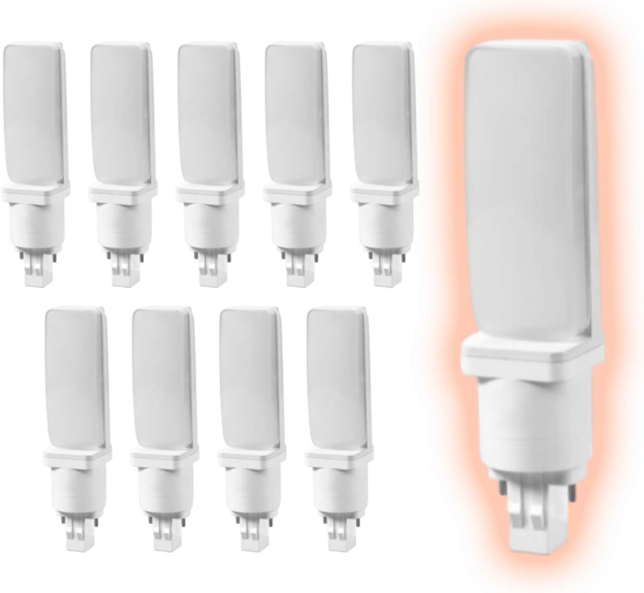 18 Watt Replacement Horizontal LED Plug-in Light Bulbs | Commercial 12 ...