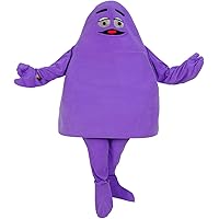 Amazon.com: lkfbamv Grimace Costume Purple Grimace Halloween Costume ...