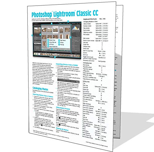 Adobe Photoshop Lightroom CC Classic Introduction Quick Reference Guide ...