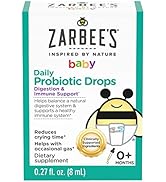 Amazon.com: Zarbee's Baby Daily Probiotic Drops, 0.27 Fl. Ounces ...