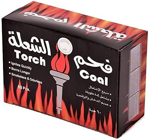 torch-coals Flameable Burns Longer -60 pcs box price in Saudi Arabia ...