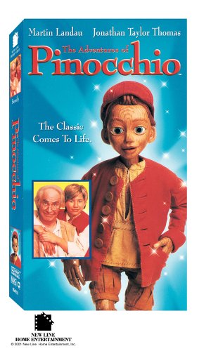 The Adventures of Pinocchio [USA] [VHS]: Amazon.es: Martin Landau, Jonathan Taylor Thomas ...