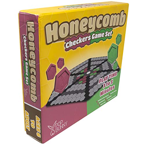 Honeycomb Checkers Game Set - Hexagonal Tic Tac Toe, XO Game ...