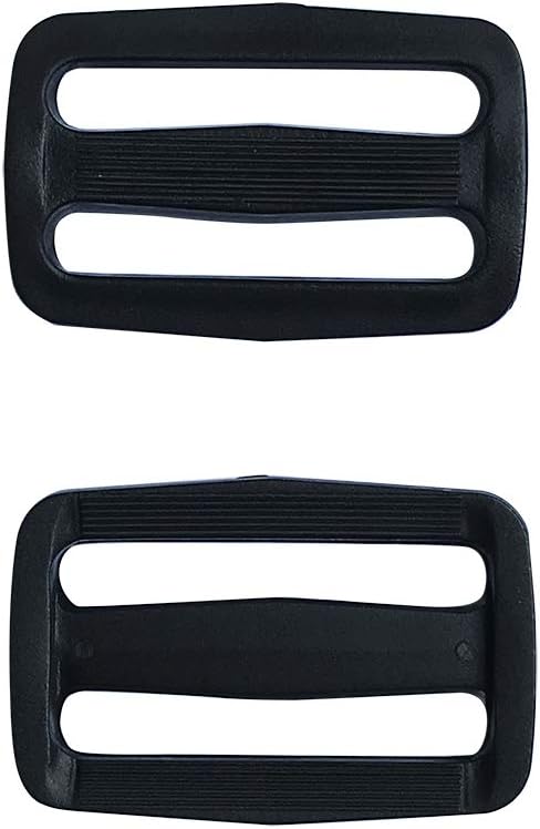 Amazon.com: 2 INCH Plastic Tri-Glide Slides Buckle - 50pcs Adjustable ...