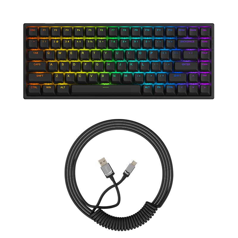 Akko 3084S 75% Percent 84-Key RGB Hot-swappable Mechanical Gaming ...