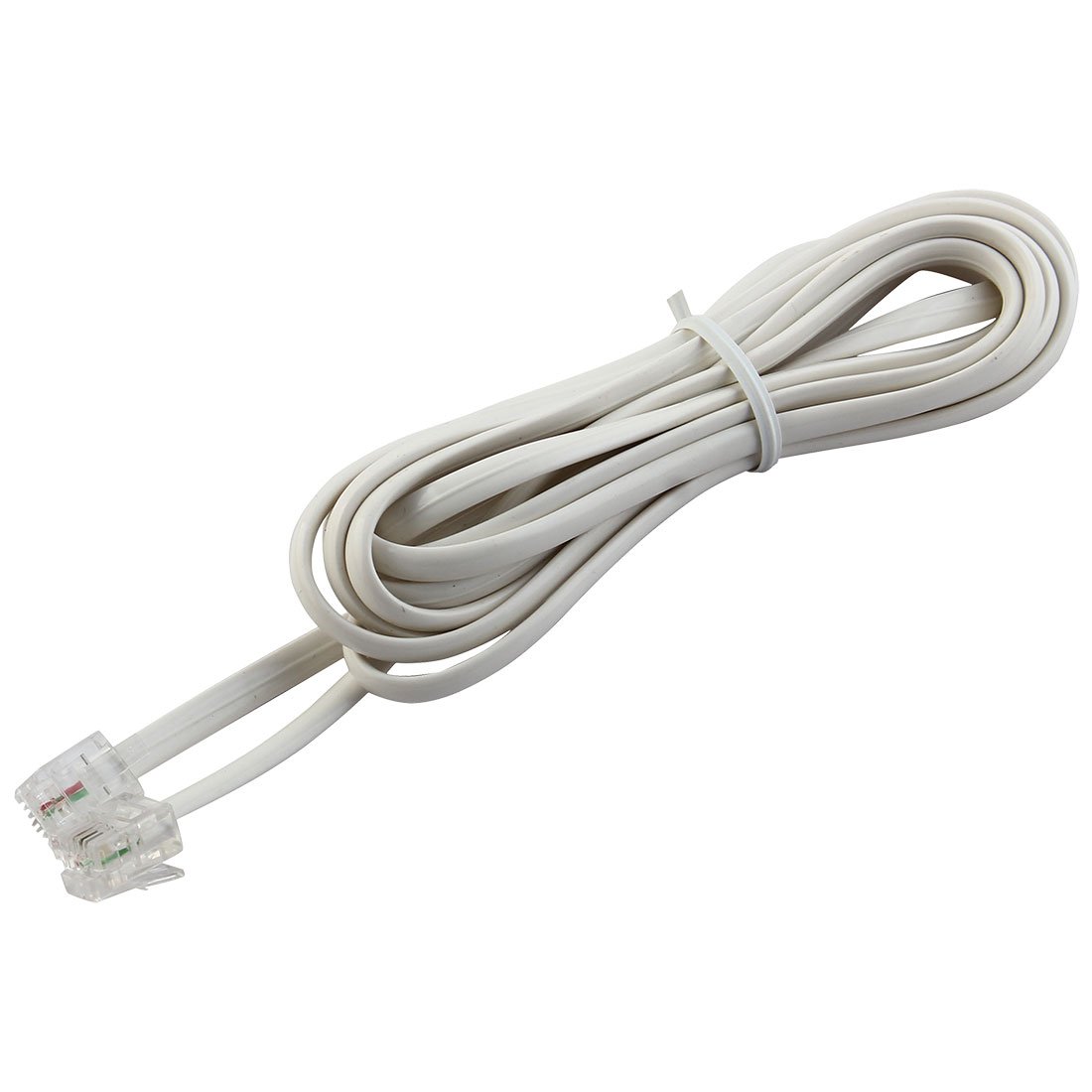 Sourcingmap® Weiss RJ11 Telefonkabel Netzkabel: Amazon.de: Elektronik