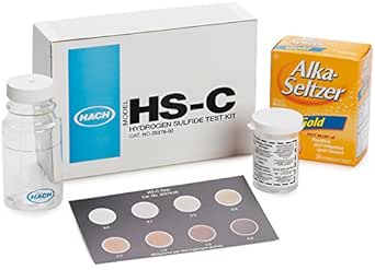 Hach 2537800 Hydrogen Sulfide Test Kit, Model HS-C: Amazon.com ...