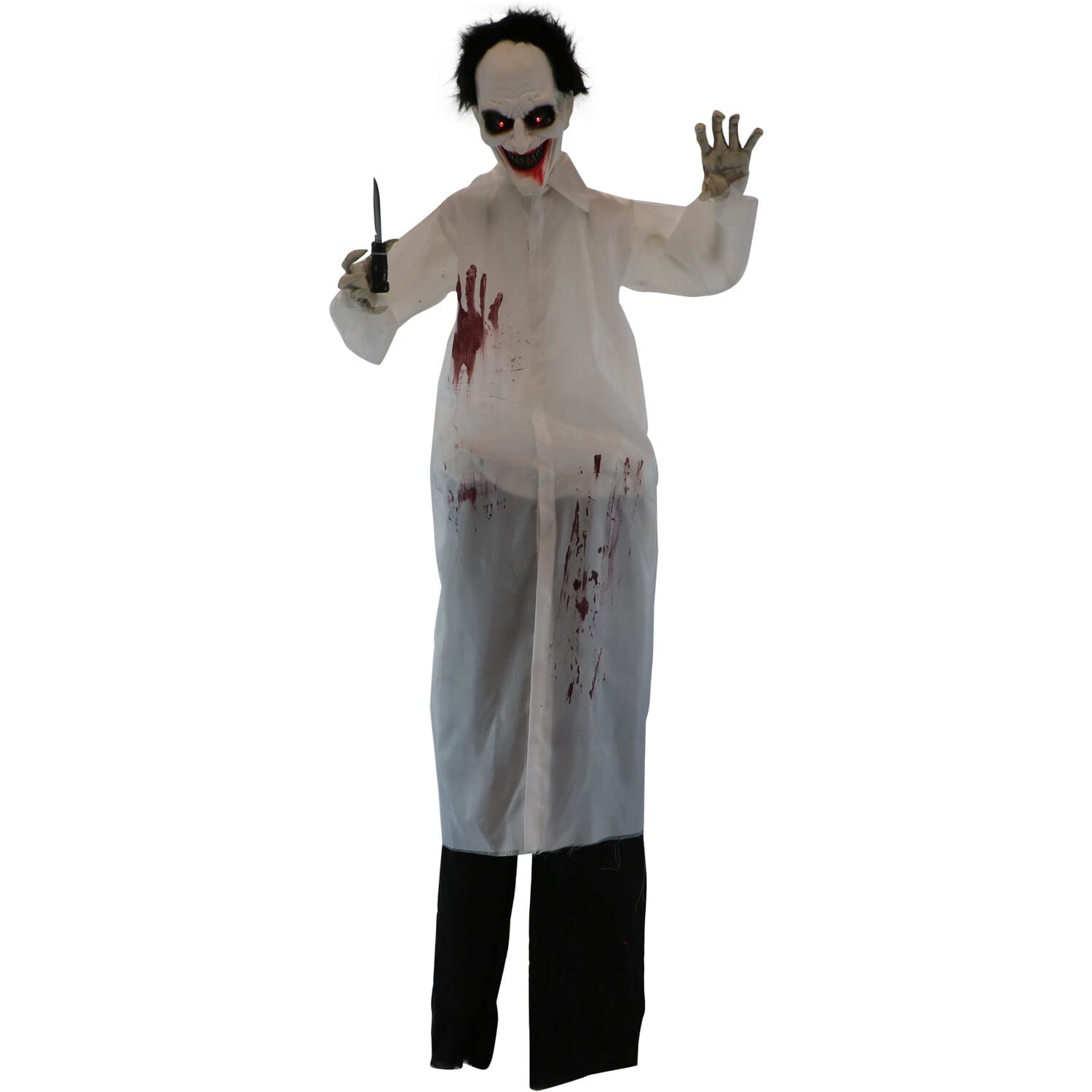Haunted Hill Farm Life-Size Scary Animatronic Doctor with Touch ...