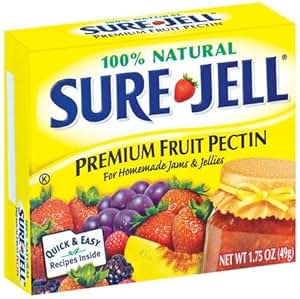 Amazon.com: Sure-Jell 100% Natural Premium Fruit Pectin 1.75 oz: Health ...