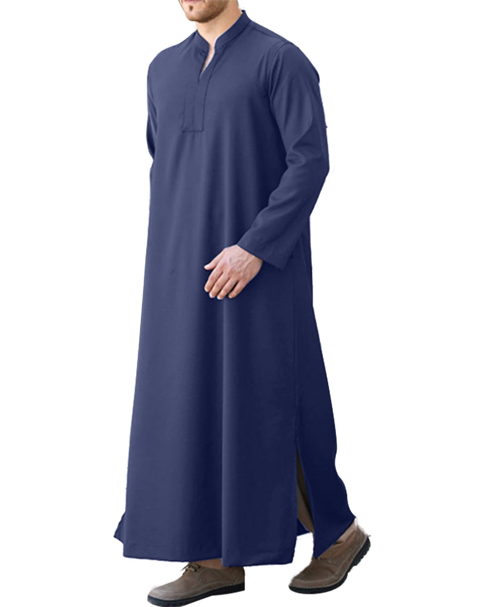 LVCBL Muslim Men Thobe Jesus Robes for Men Caftans Big And Tall Linen ...