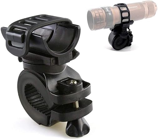 Amazon.com : 1PC 360 Degree Bike Flashlight Holder Cycling Bicycle Bike ...